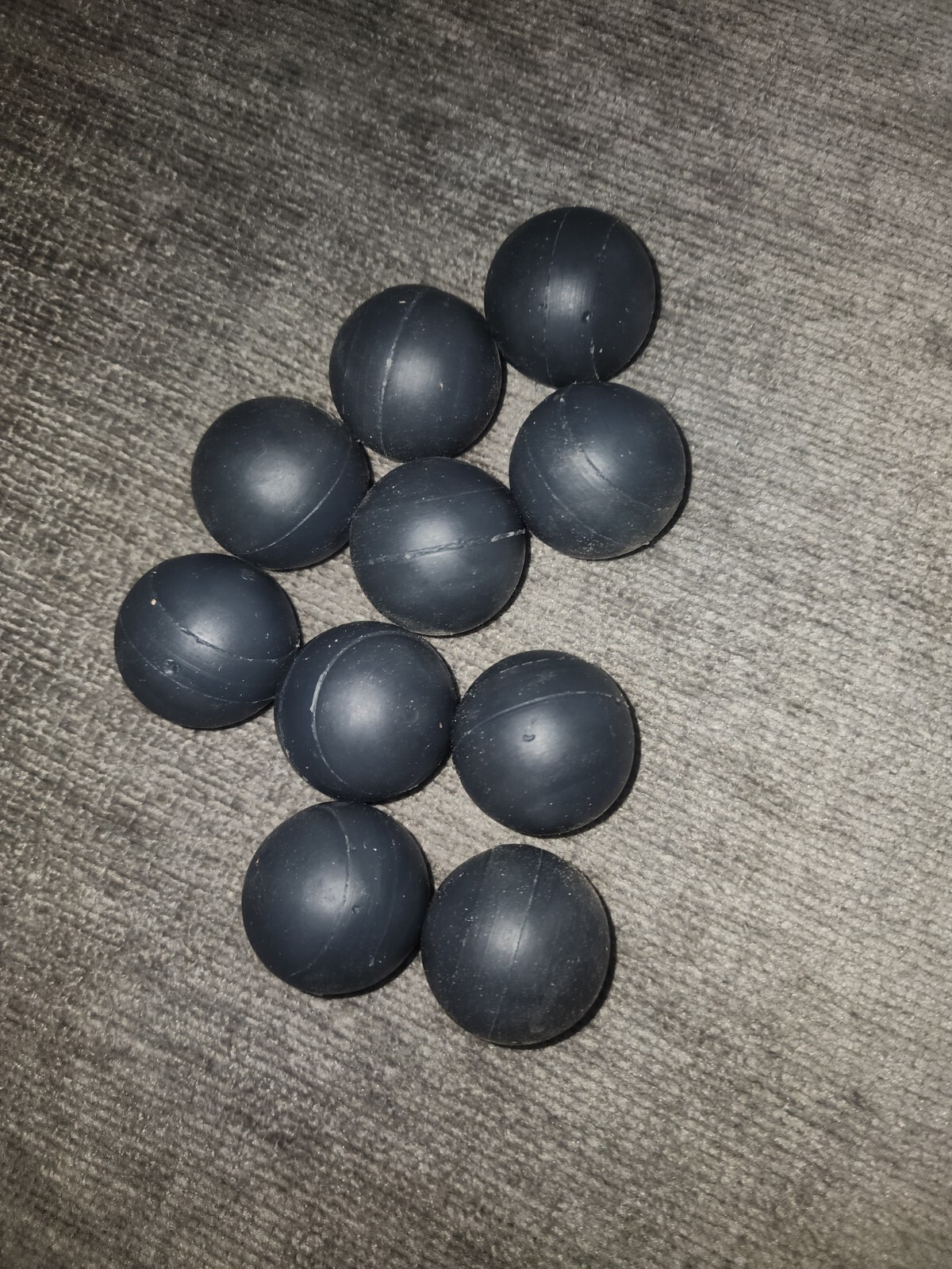 EPDM Rubber Ball, Black, 1 3/8" Dia, 10 Pcs | eBay