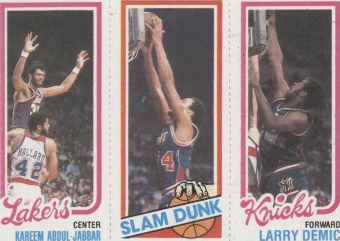 1980-81 Topps - #167-253-135 John Shumate Kareem Abdul-Jabbar Larry ...