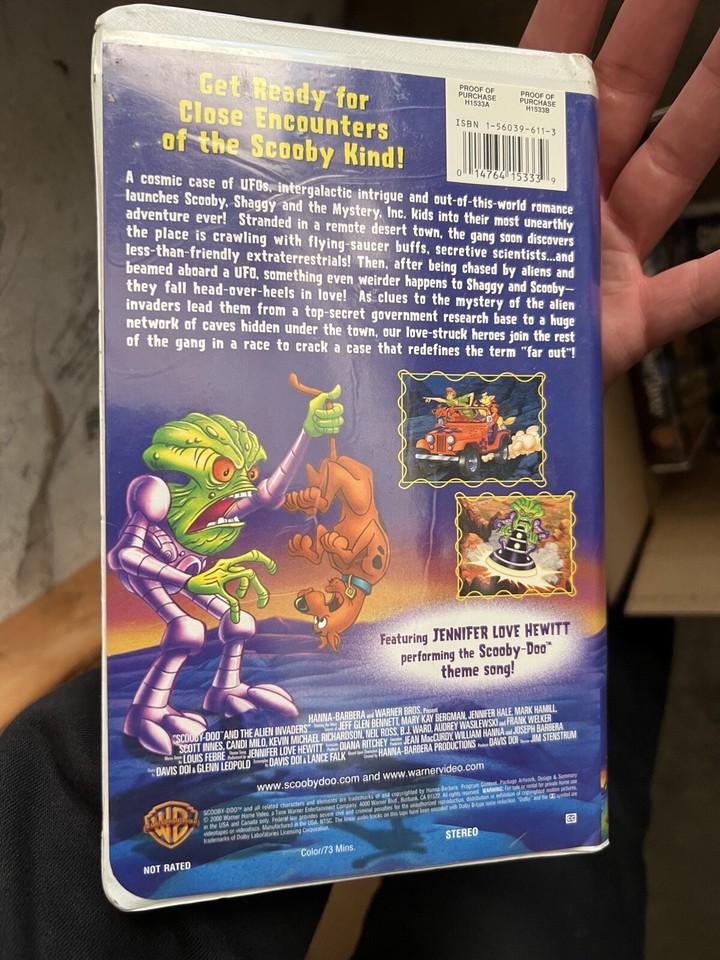 Scooby-Doo and the Alien Invaders Children’s VHS Tape Used Clam Shell ...