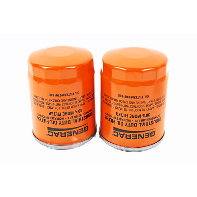 2Pk Original 070185E Generac Oil Filters 90 MM Compatible With 070185E ...