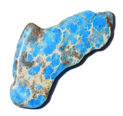 Untreated Natural Blue Ridge Turquoise 149.0 Ct Certified Slab Loose ...