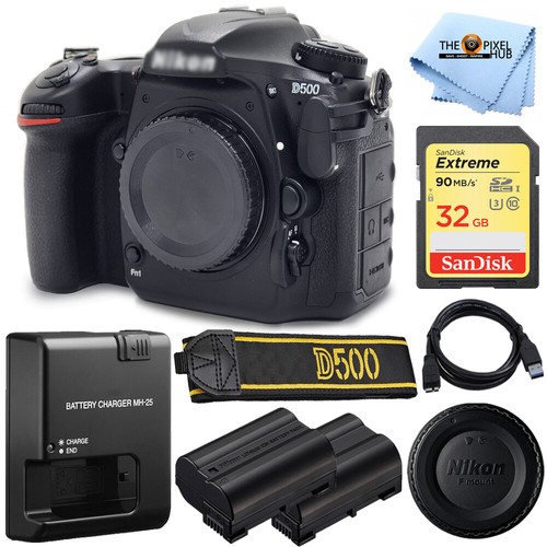 Nikon D500 20.9 MP Digital SLR Camera - Black (Body Only) for sale ...
