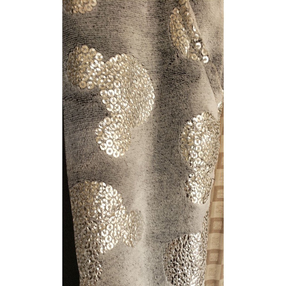 Womens Mickey Mouse Lounge Pants XS Butter Pile Disney Metallic Comfy ...