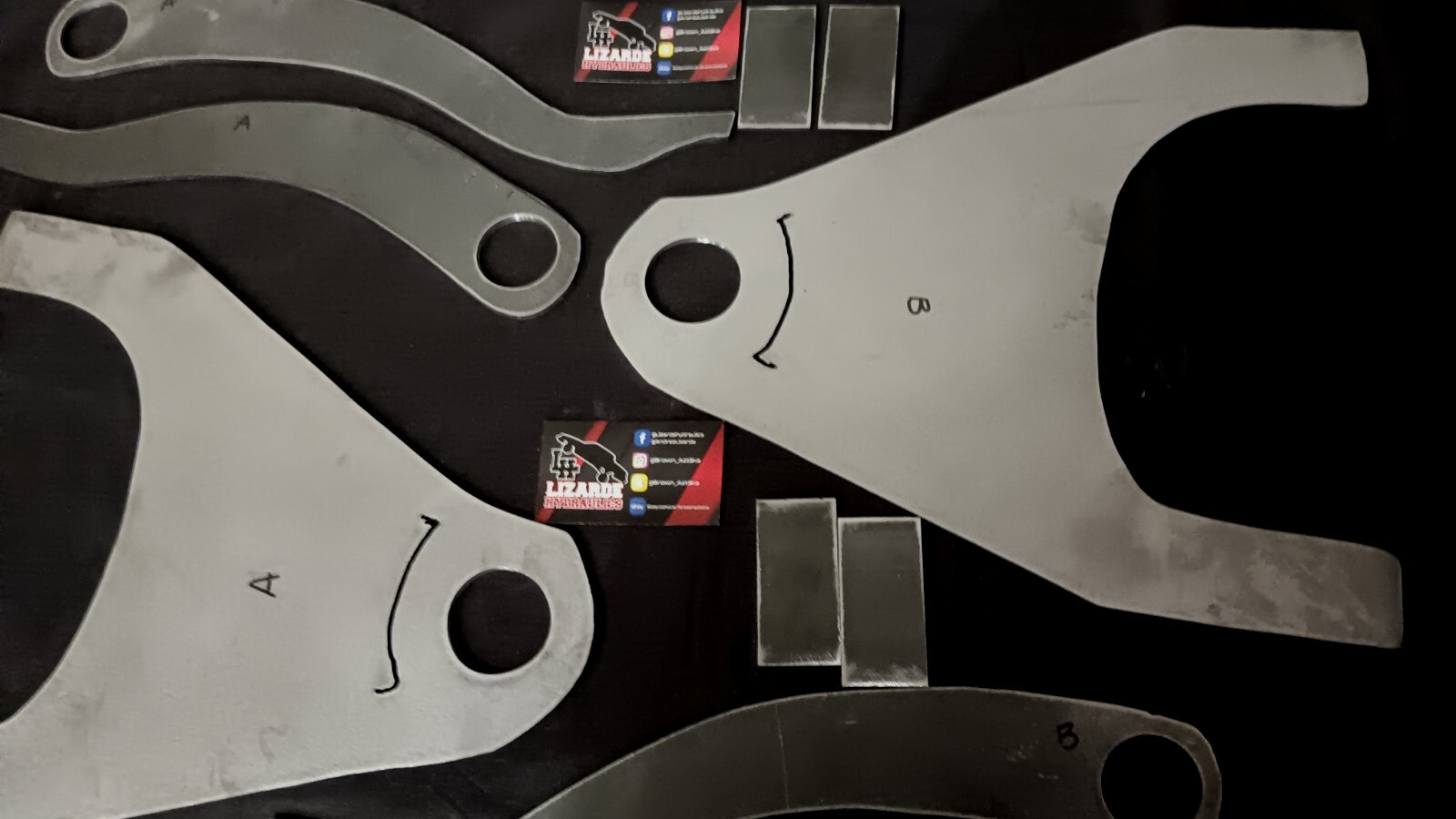 Lowrider Hydraulics, 58-64 Impala Upper A arm Reinforcement plates *(1 ...