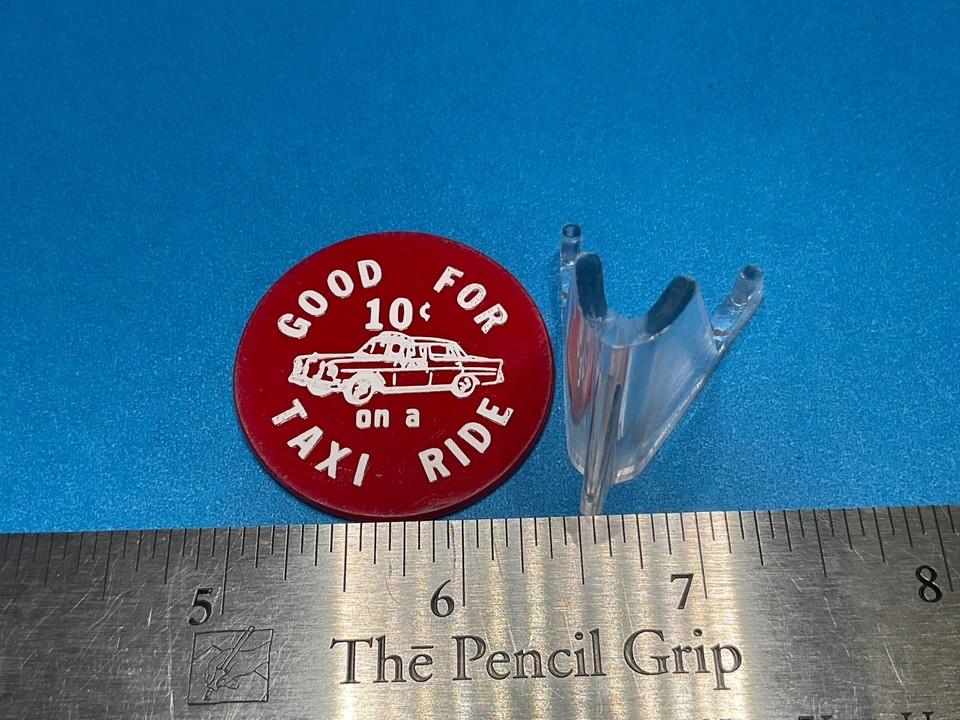STAN’S TAXI———MIDDLEBURY VERMONT -——-.10c TAXI 🚕 RIDE TOKEN——-Z-3387 ...