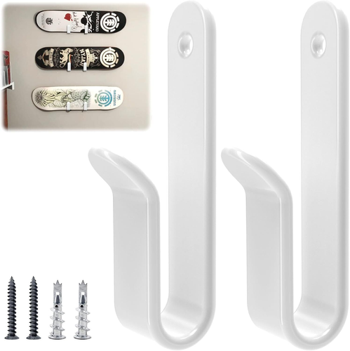 Horizontal Snowboard Wall Mount Clips Snowboard Rack Wall Mount ...