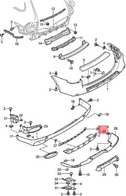 Genuine PORSCHE Cayenne 9PA1 Trim 95550583400 | eBay