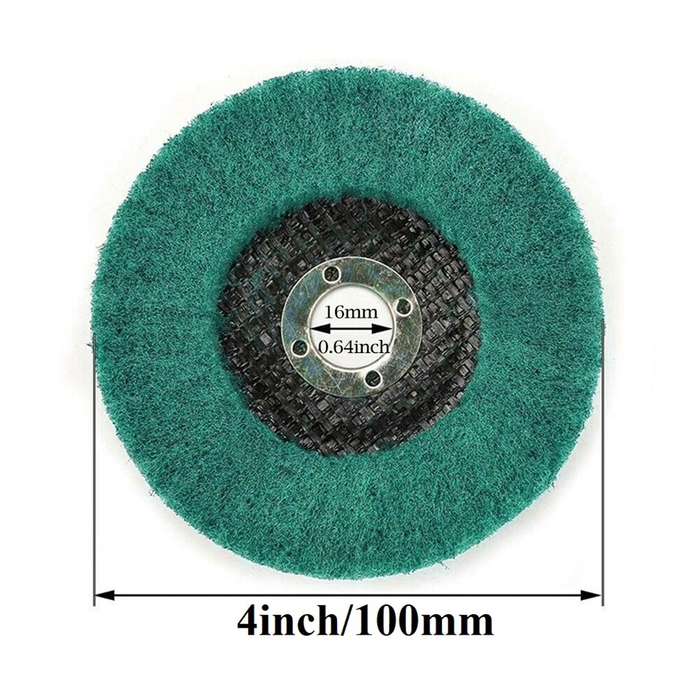 Nylon Flap Discs Metal Polishing Buffing Wheel for Angle Grinder (4in ...
