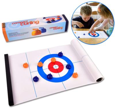 Family Games Fun Tabletop Mini Curling Game Set | eBay