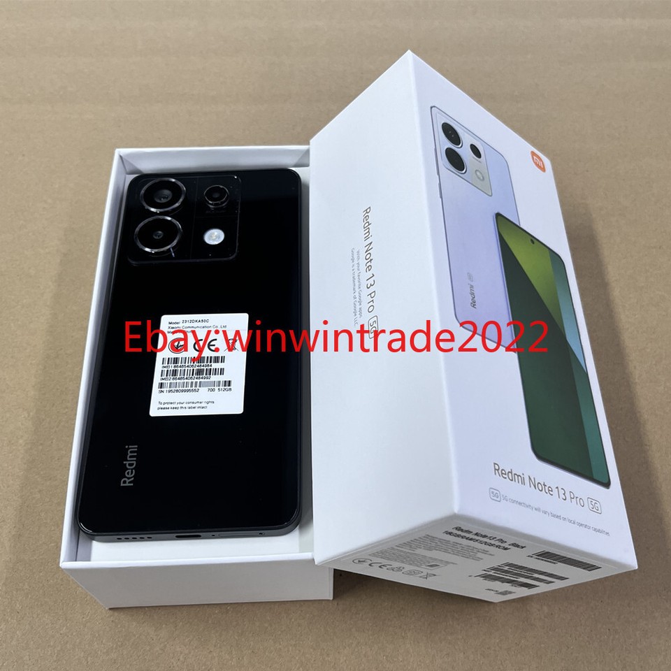Xiaomi Redmi Note 13 Pro 5G Snapdragon 7s Gen 2 128/256/512GB 200MP TripleCamera | eBay