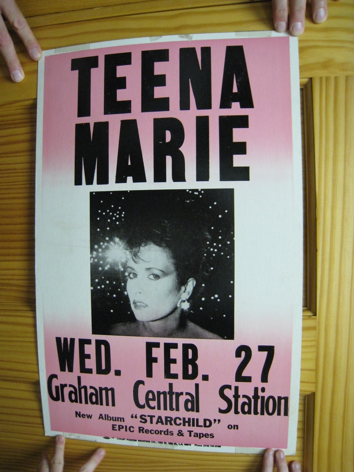 Teena Marie Poster Starchild Face Shot | eBay