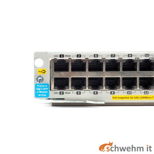 J8705A HP ProCurve Switch zl 20p 1000 PoE +4p SFP Modul J8705A | eBay