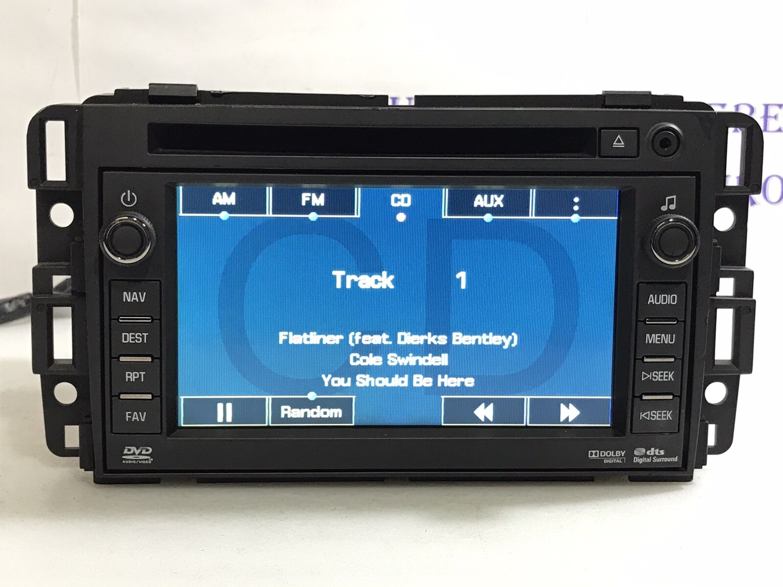 2010-2012 GM Chevrolet Traverse DVD Navigation Radio Receiver OEM ...