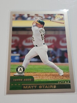 MATT STAIRS 2000 Topps #390. A's | eBay