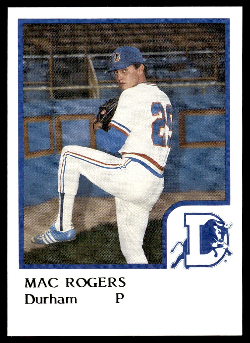 1986 ProCards Durham Bulls Mac Rogers Durham Bulls #24 | eBay