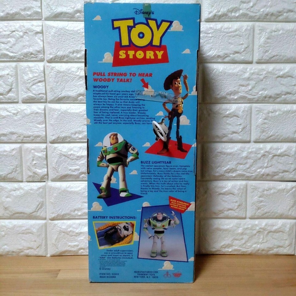 Disney Toy Story PULL-STRING TALKING WOODY Official Figure PIXAR ...