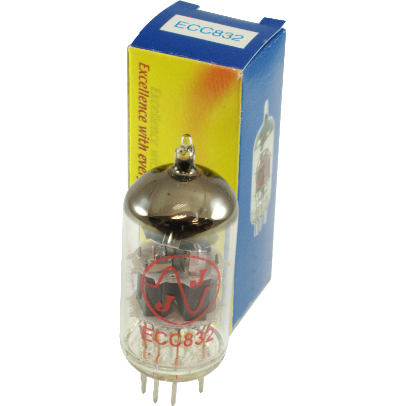 12DW7 / ECC832, JJ Electronics, Dual Triode Vacuum Tube, Standard Pins, Preamp | eBay