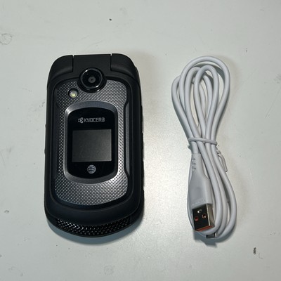 Kyocera DuraXE E4710 AT&T UNLOCKED GSM Rugged Cell Flip Phone Grey ...