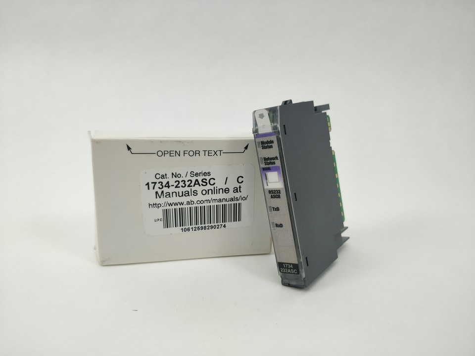 New Sealed Allen-Bradley 1734-232ASC Series C Point IO RS232 ASCII ...