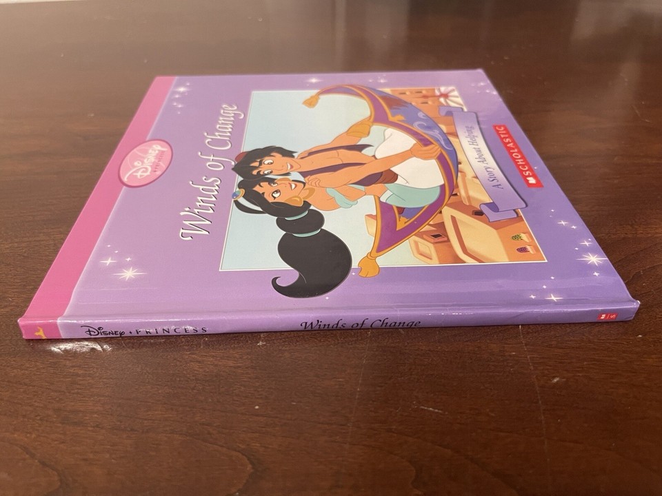 Disney Princess Jasmine Winds of Change Hardcover Book 7.75 x 7.75 ...