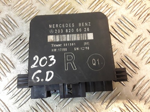 MERCEDES W203 Door Control Module Unit Rear Right C Class W203 OEM ...