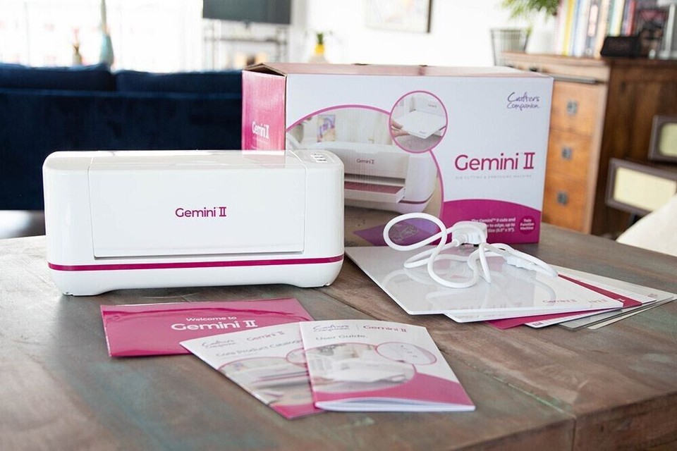 NEW Crafters Companion Gemini II (2) A4 Die Cutting Machine PLUS 360 ...