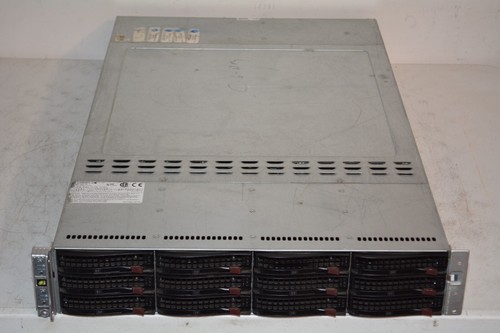 ^ Supermicro 827-14 12-Bay Rack Server P/N: 6026TT-HTRF (No HDs) #W4835 ...