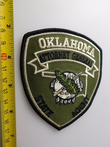 OKLAHOMA ATTORNEY GENERAL STATE AGENT PATCH SHOULDER CREST POLICE ...