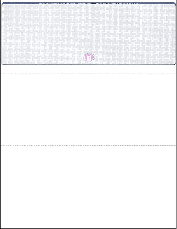 Personal Checks 1000 Security Check Blanks - Linen Laser Check Stock ...