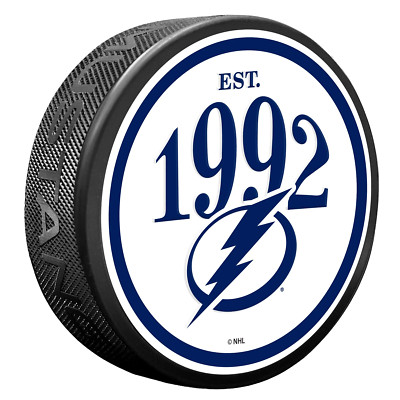 Tampa Bay Lightning Puck - Founding Year | eBay