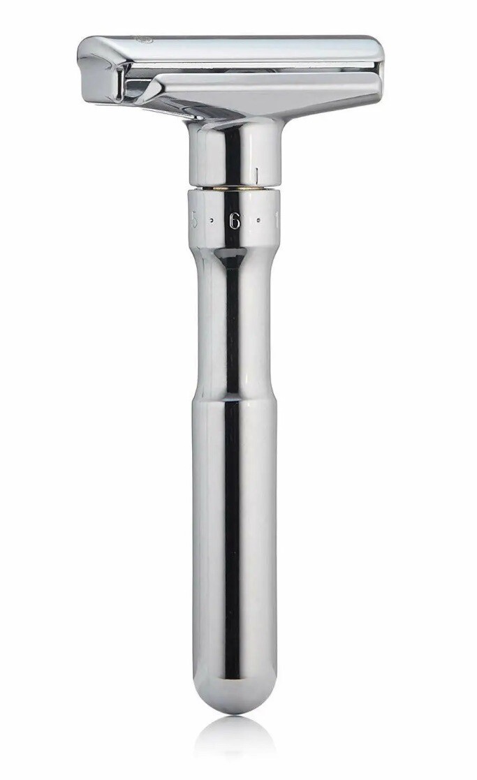 Genuine Merkur FUTUR Adjustable Safety Razor, Chrome Finish, MK-701001 ...