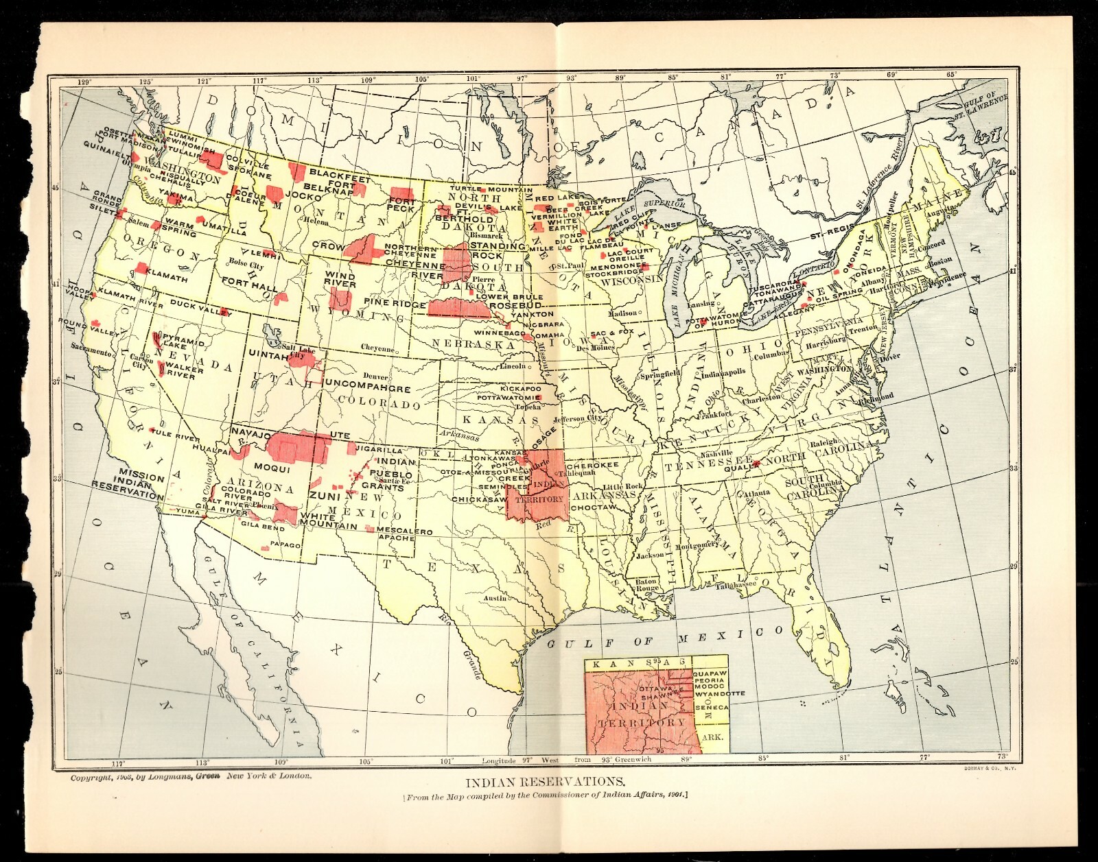Map Of Indian Reservations