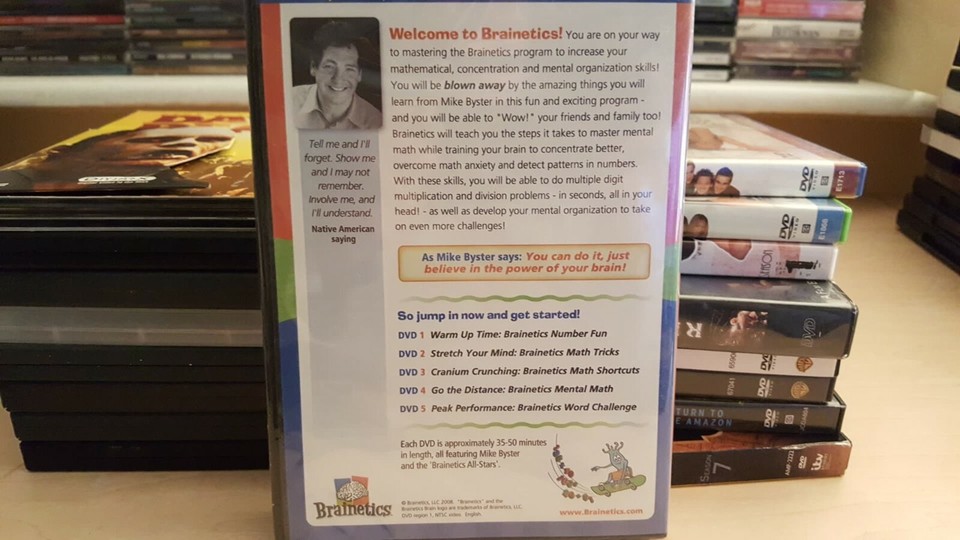 Brainetics Breakthrough Mind and Memory System 5 Disc Set 2008 Math ...