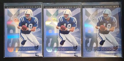 2004 Upper Deck SPx #40 PEYTON MANNING -- LOF OF 3 -- HOF Colts, Broncos | eBay