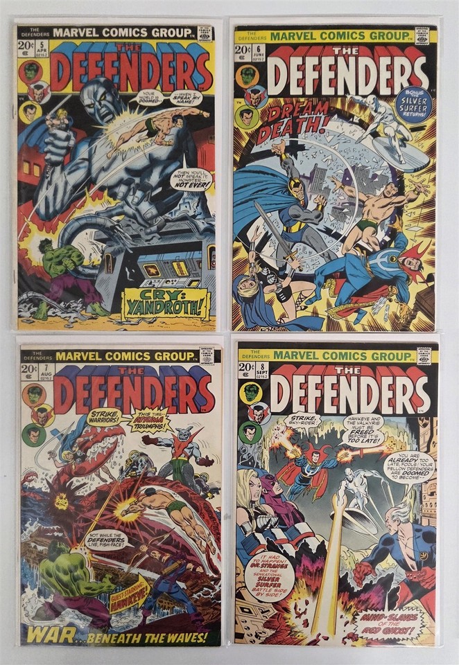 Defenders #1-152 Full Run Lot 10 16 28 1st Starhawk Wrecking Crew Thor ...