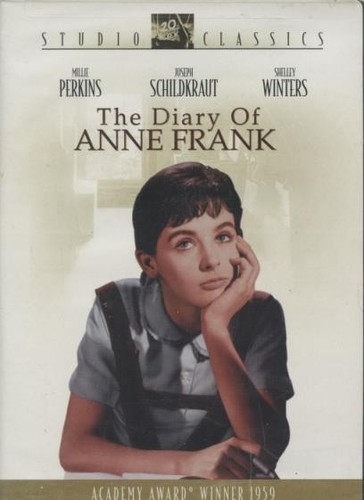 The Diary Of Anne Frank 1959 DVD VIDEO MOVIE Jewish girl war occupation ...