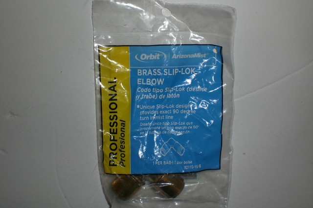 Orbit Arizona Mist 92110L 3/8-inch Brass Slip Lok 90-degree Elbow for ...