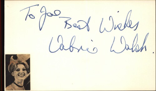 Valerie Walsh Actress Signed 3" x 5" Index Card | eBay Australia