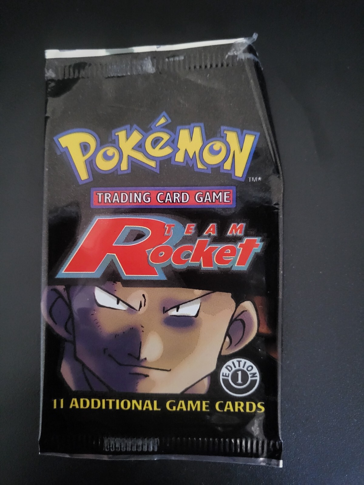 Pokémon TCG Team Rocket 1st Edition Booster Wrapper/Box Top - Choose ...