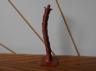 PALM TREE TRUNK reddish brown, fixed sections genuine LEGO spare 30338 ...