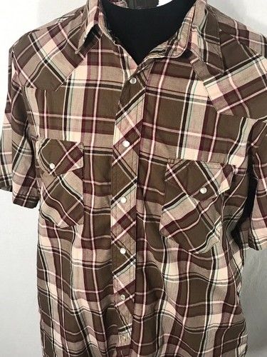 Lot of 3 Wrangler Button Front/Snap Shirts - Size L | eBay