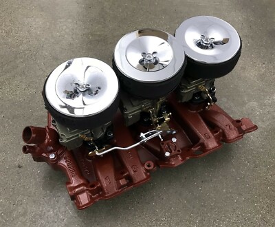 1966-67 CUTLASS 442 COMPLETE TRIPOWER TRI POWER SETUP REBUILT | eBay