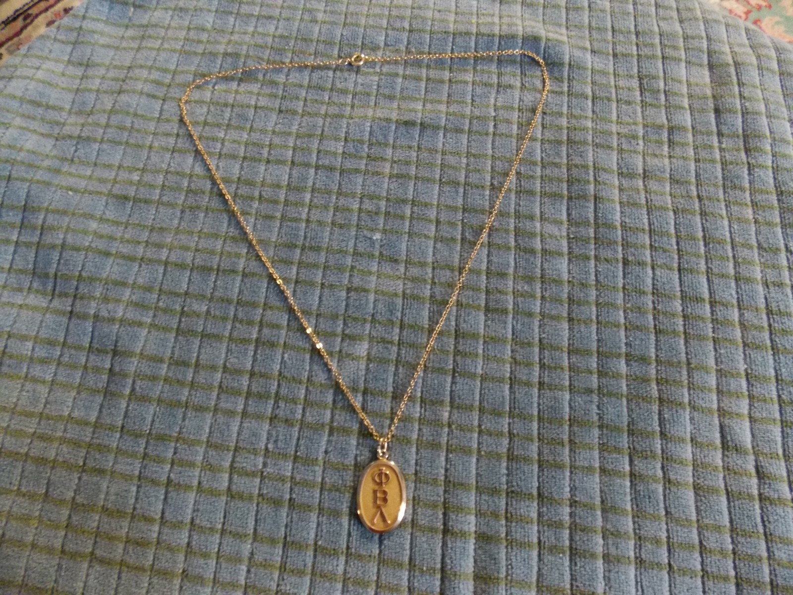 Vintage IOBA 10K GF 18" NECKLACE International Order Of Brith Abraham ...
