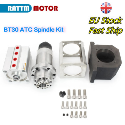 CNC BT30 ATC No Power Spindle Kit With Air Pneumatic Boost Cylinder and ...