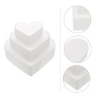 3pcs cake flour polystyrene cake foam cake forms Cake Shape Model | eBay