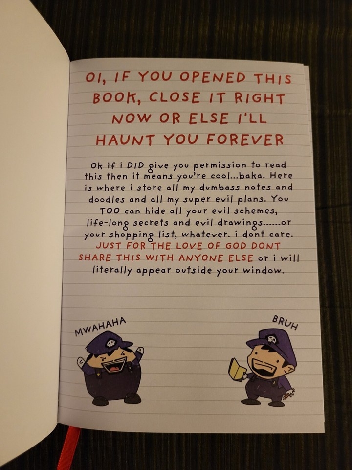 SMG3's Sussy Notebook. OFFICIAL SMG4/Glitch Productions. | eBay