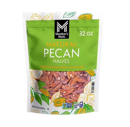 Member's Mark Natural Pecan Halves, 32 oz. FREE shipping 78742202334| eBay