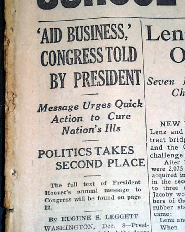 Hoover Great Depression