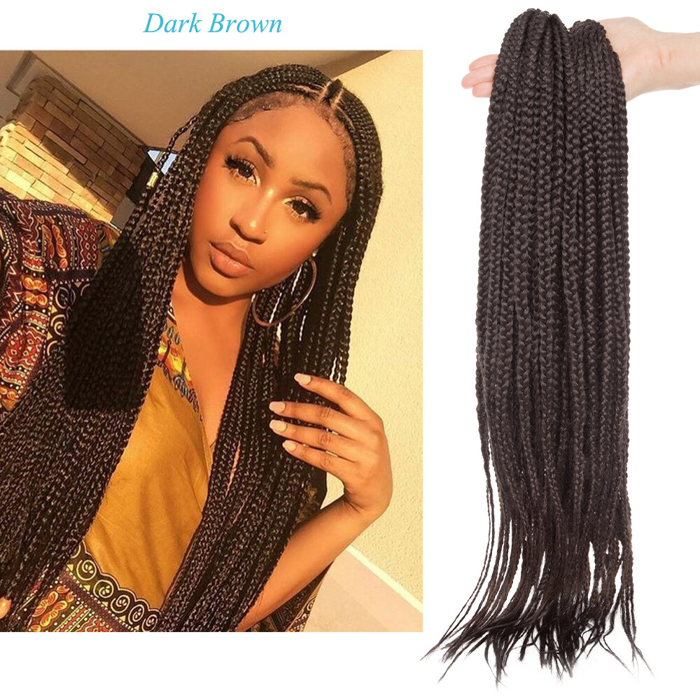 60cm Ombre Crochet Braiding Senegalese Box Afro Twist Braids Hair ...