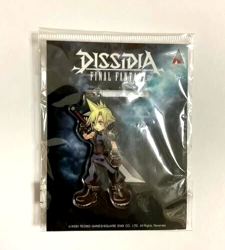 Final Fantasy Dissidia FFNT Acrylic Keychain Strap Cloud Strife Square ...